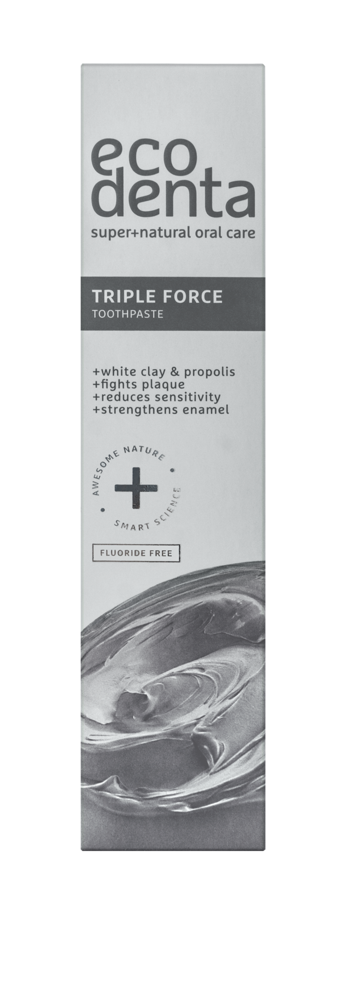 ECODENTA Triple force toothpaste with white clay and propolis 100ml ...